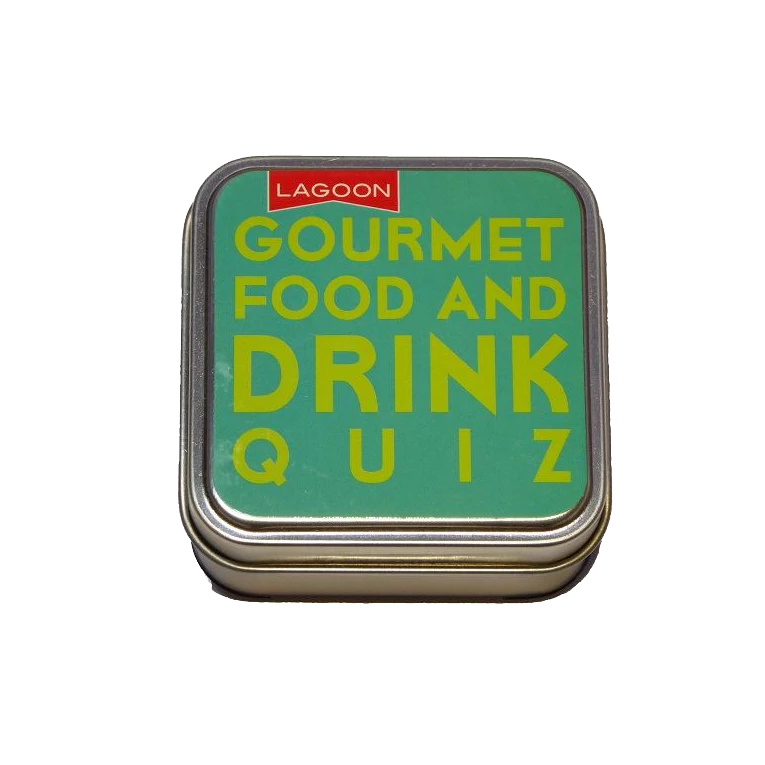 Lagoon Games Gourmet Food and Drink Quiz Tabletop Game - Gifted